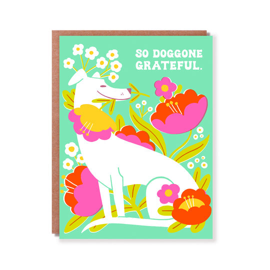 Doggone Grateful Card – Red Pegasus